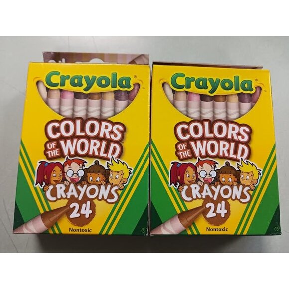 Other | Crayola Colors Of The World Crayons 24 Pack New 2 Packs | Poshmark